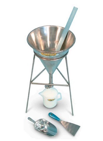 Phễu thử độ lưu động (đo dung trọng xi măng) Mod. E025 Hãng Matest- Italy