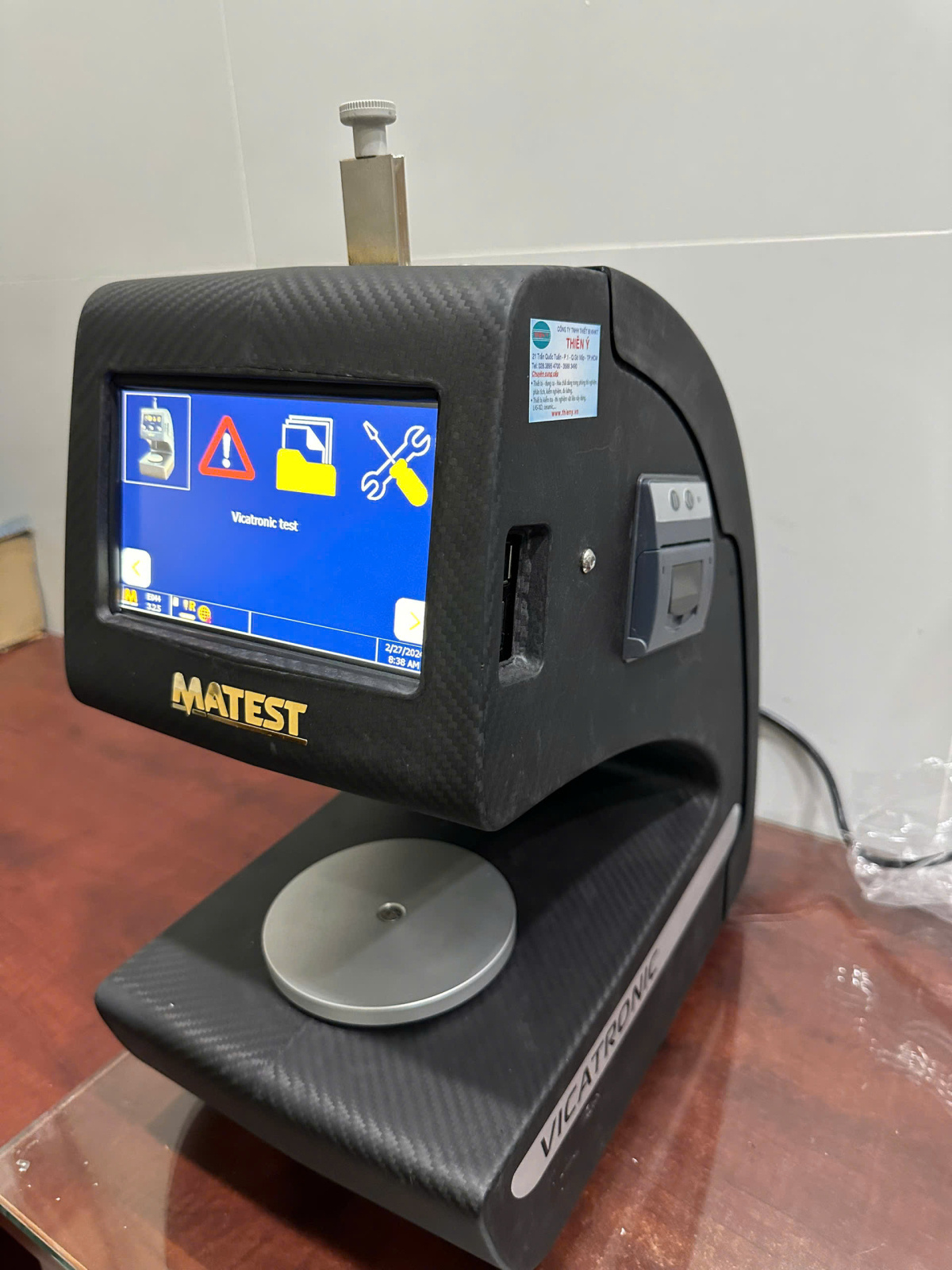 Thiết bị Vicat tự động thử đông kết xi măng Mod. E044M, Type Vicatronic ...